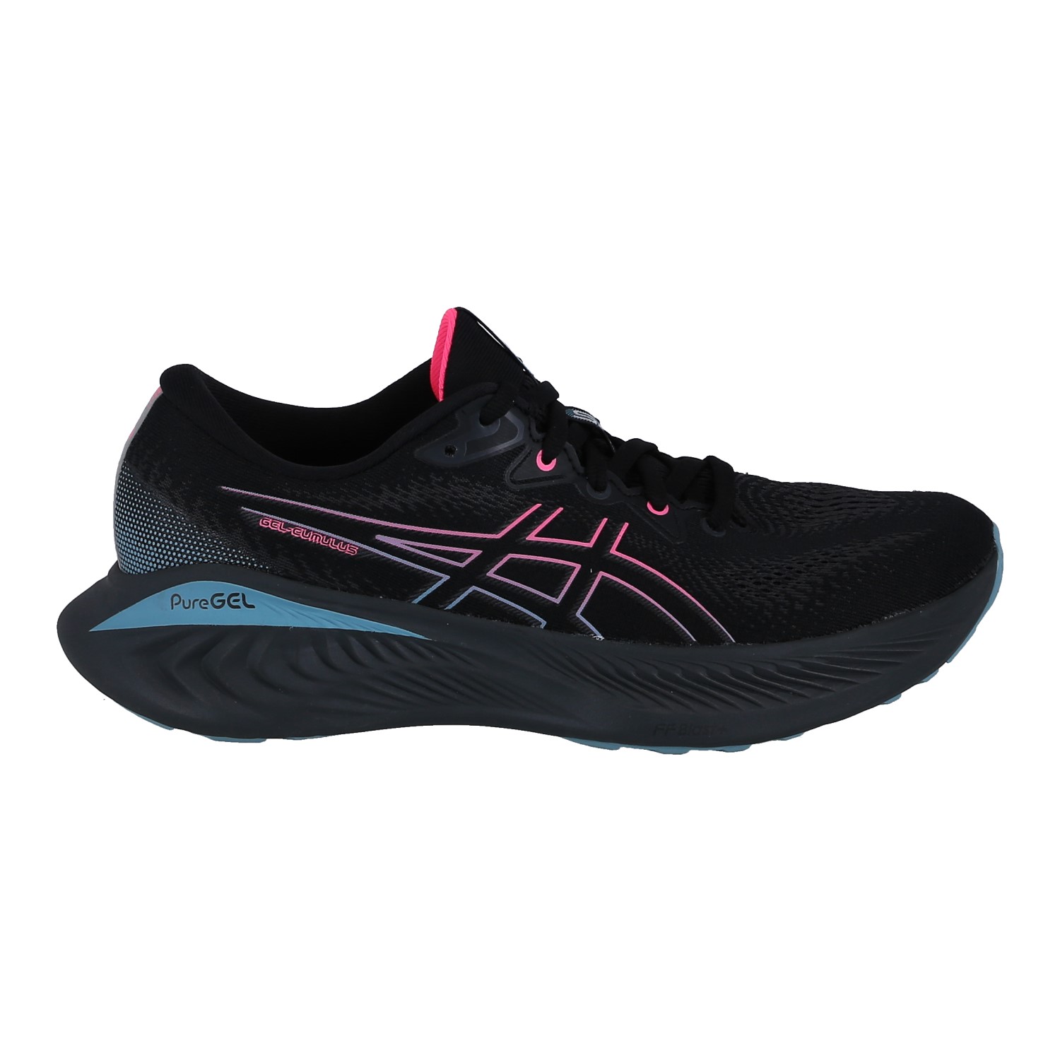Asics Laufschuhe Gel Cumulus 25 GTX (wasserdicht, Dämpfung) 2023 schwarz/pink Damen ...