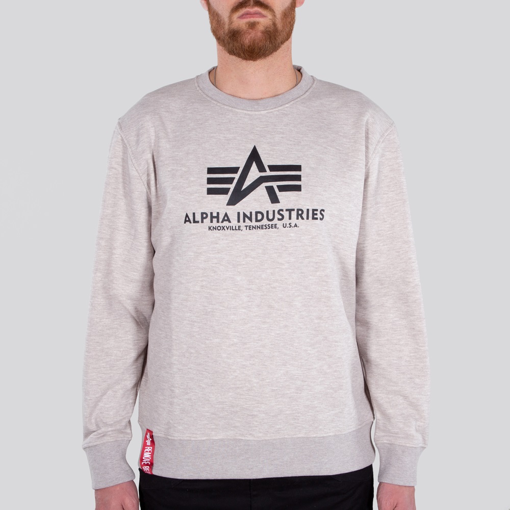 Alpha Industries Pullover Basic (Baumwolle) Sweater braun Herren online bestellen