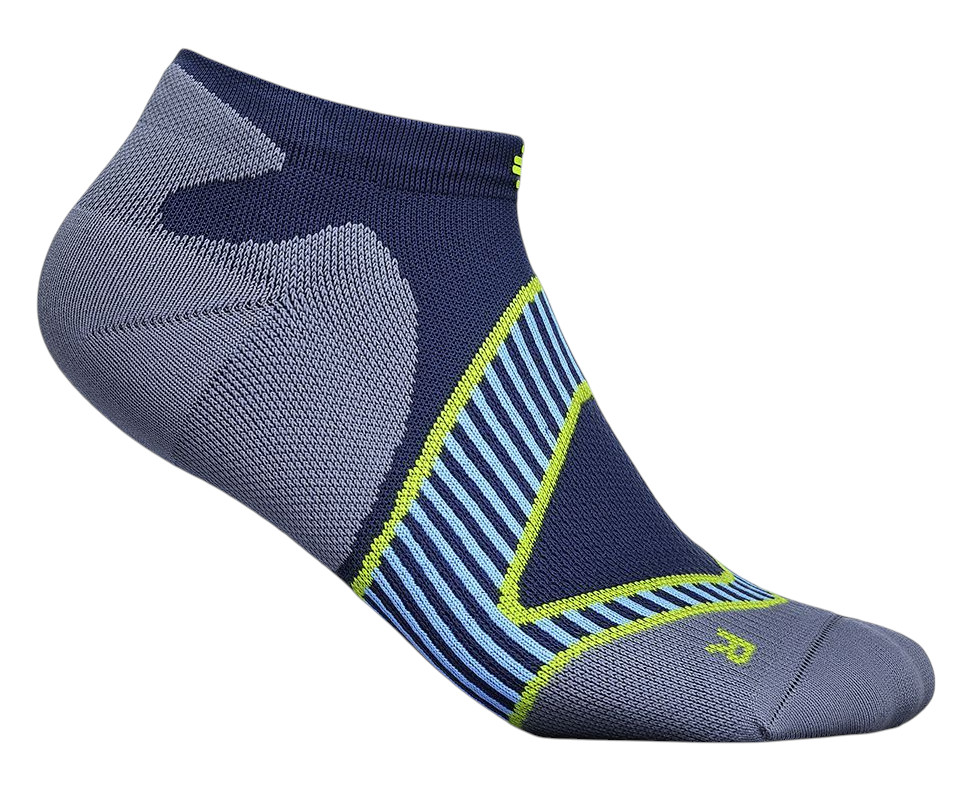 Bauerfeind Sportsocke Run Performance Low Cut (Kompressionssocke) blau ...