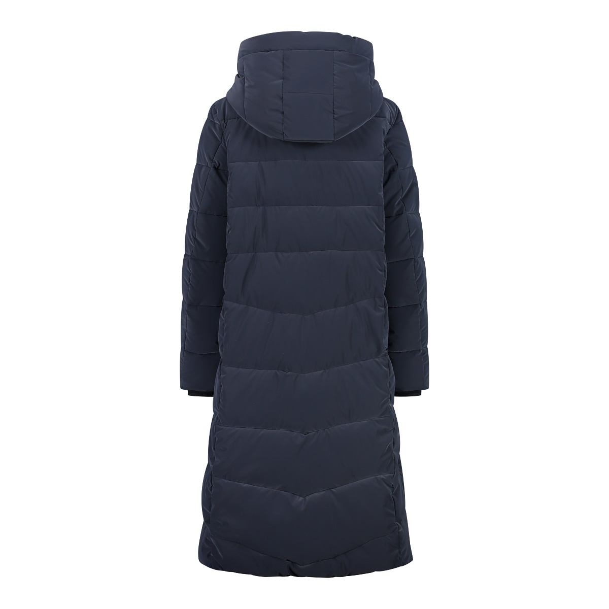 CMP Wintermantel Coat Fix Hood (Glanzeffekt, wattiert, warm) dunkelblau ...