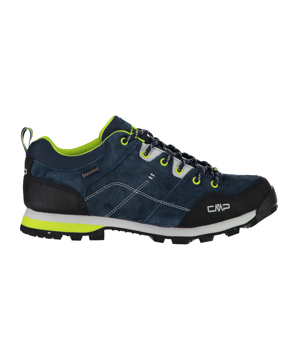 CMP Wanderschuhe Alcor Low WP (Trekking/Travel/wasserdicht) blau/lime ...