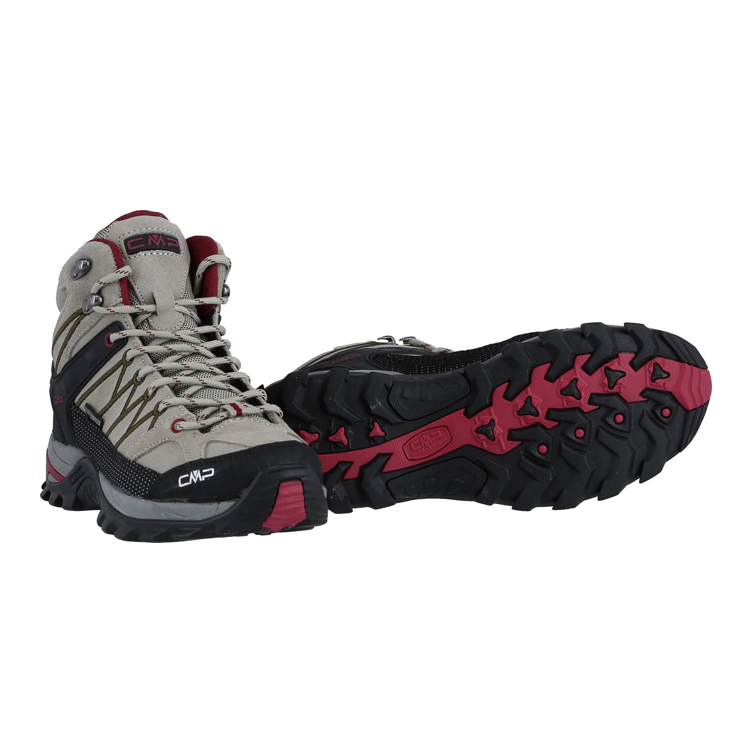CMP Wanderschuhe Rigel Mid WP (Trekking, wasserdicht) hellgrün Damen ...