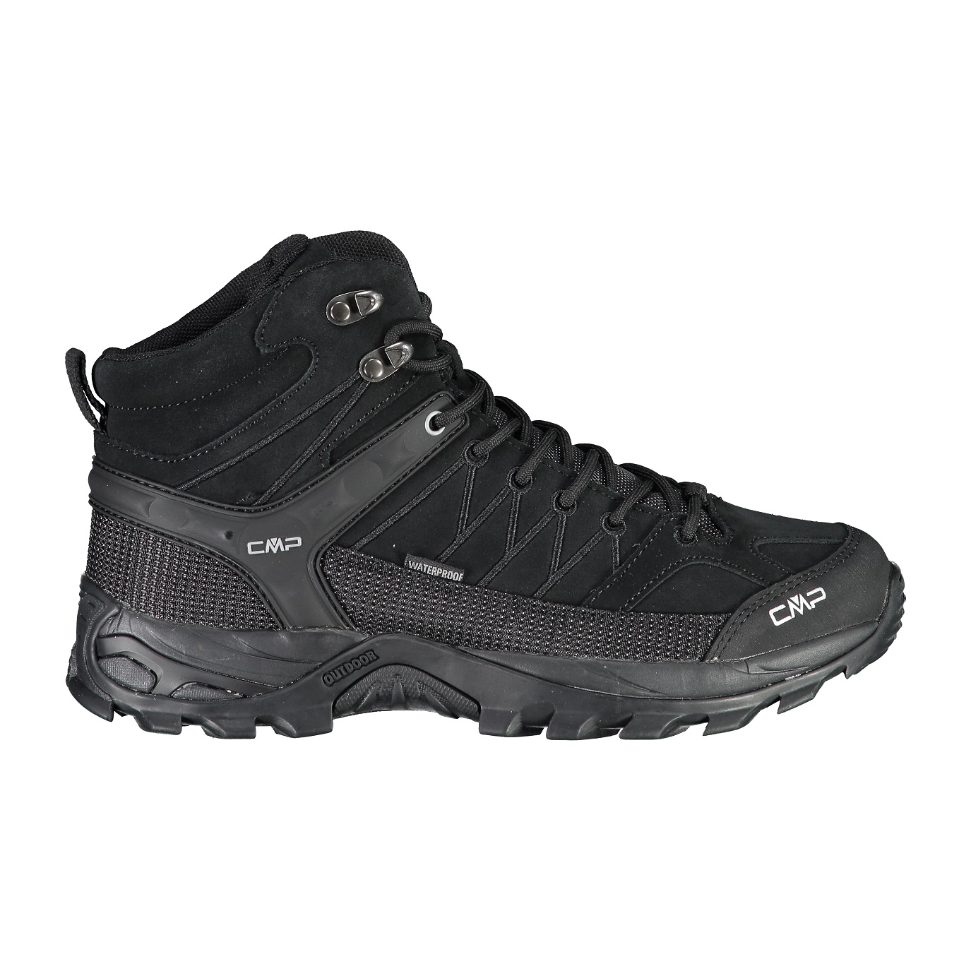 CMP Wanderschuhe Rigel Mid WP (Trekking, wasserdicht) schwarz Herren ...