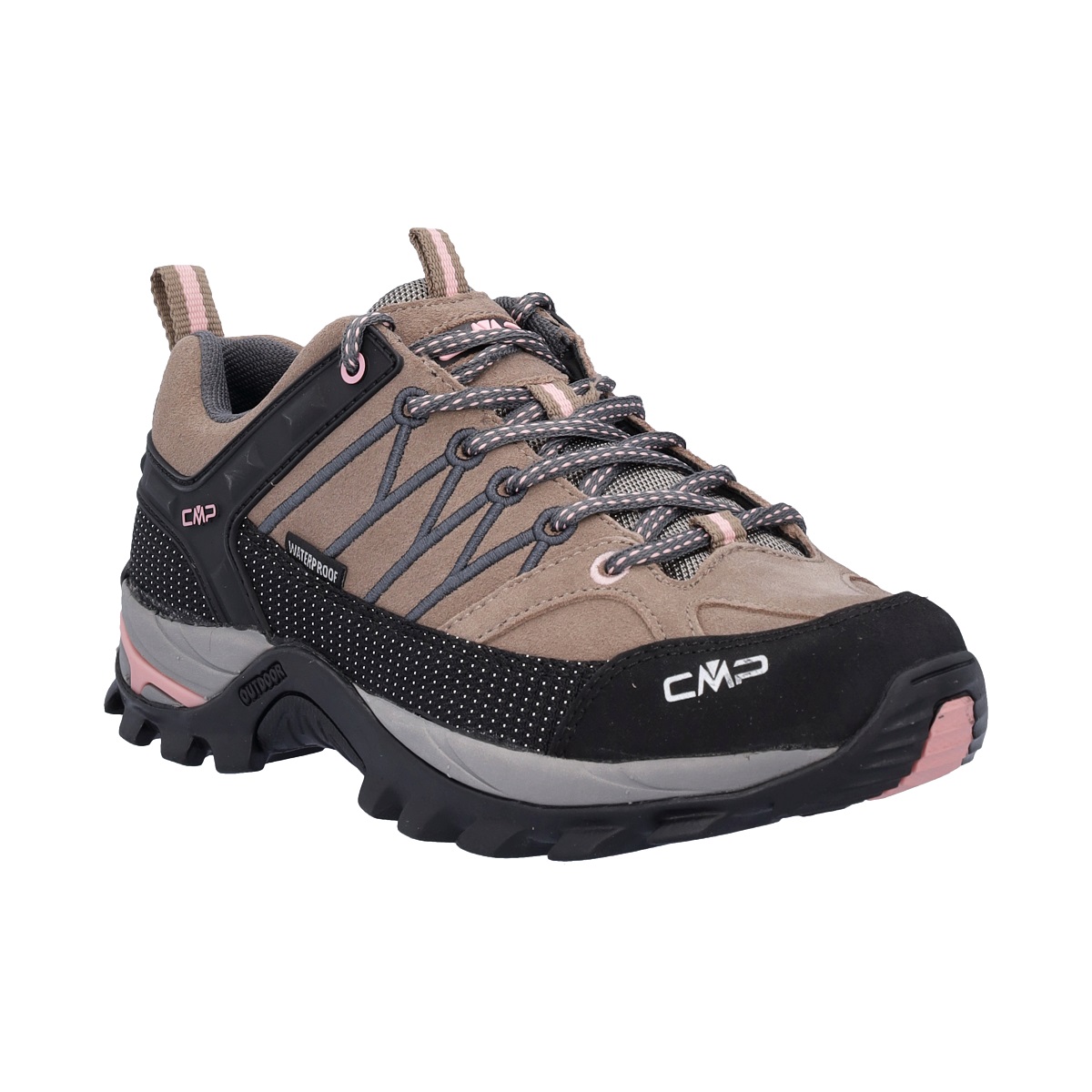 CMP Wanderschuhe Rigel Low WP (Trekking, wasserdicht) hellbraun Damen ...