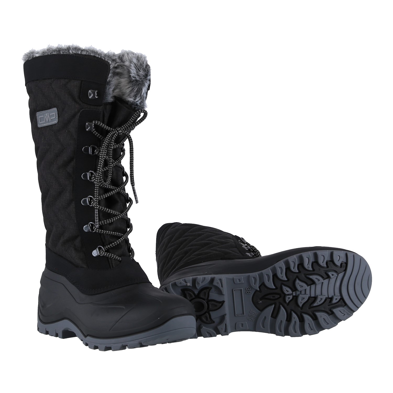 CMP Winterstiefel Nietos wasserdicht schwarz Damen versandkostenfrei ...