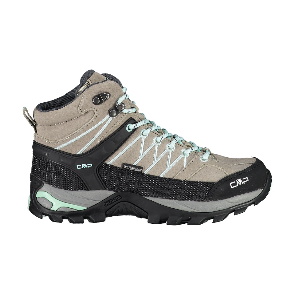 CMP Wanderschuhe Rigel Mid WP (Trekking, wasserdicht) sandbraun Damen ...