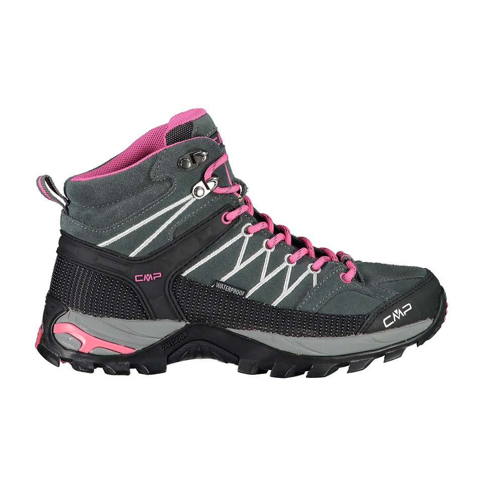 CMP Wanderschuhe Rigel Mid WP (Trekking, wasserdicht) grau/fuchsia Damen online bestellen