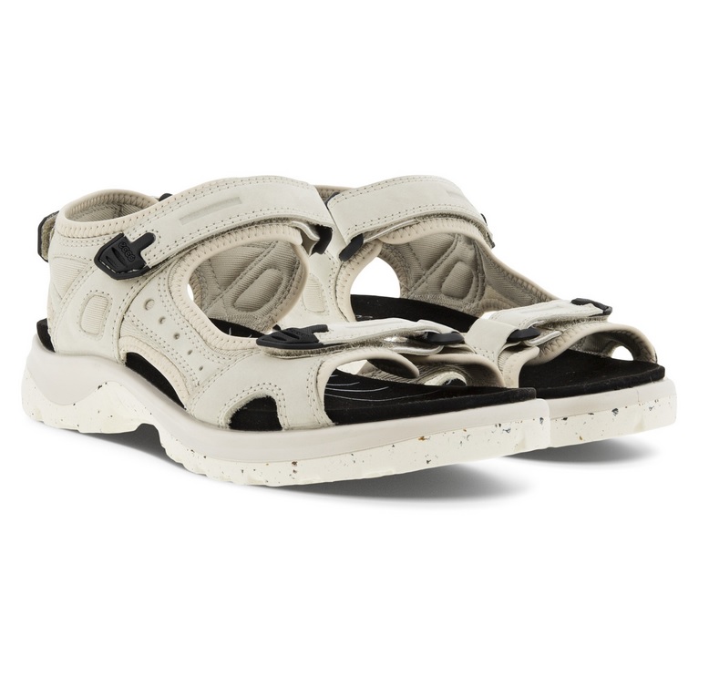 ECCO Sandale Yucatan Plus (Offroad, aus weichem Leder) beige/braun ...