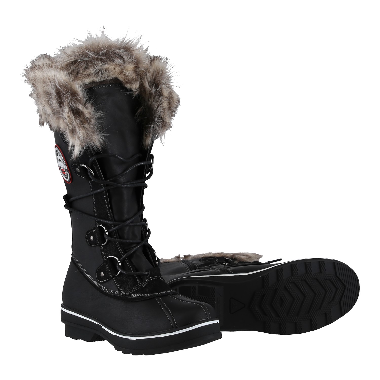 Geographical Norway Winterstiefel Cecilia High (gefüttert, wasserdicht ...