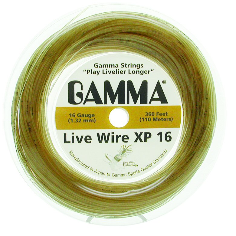 Gamma Tennissaite Live Wire XP (Touch+Komfort) natur 110m Rolle online ...