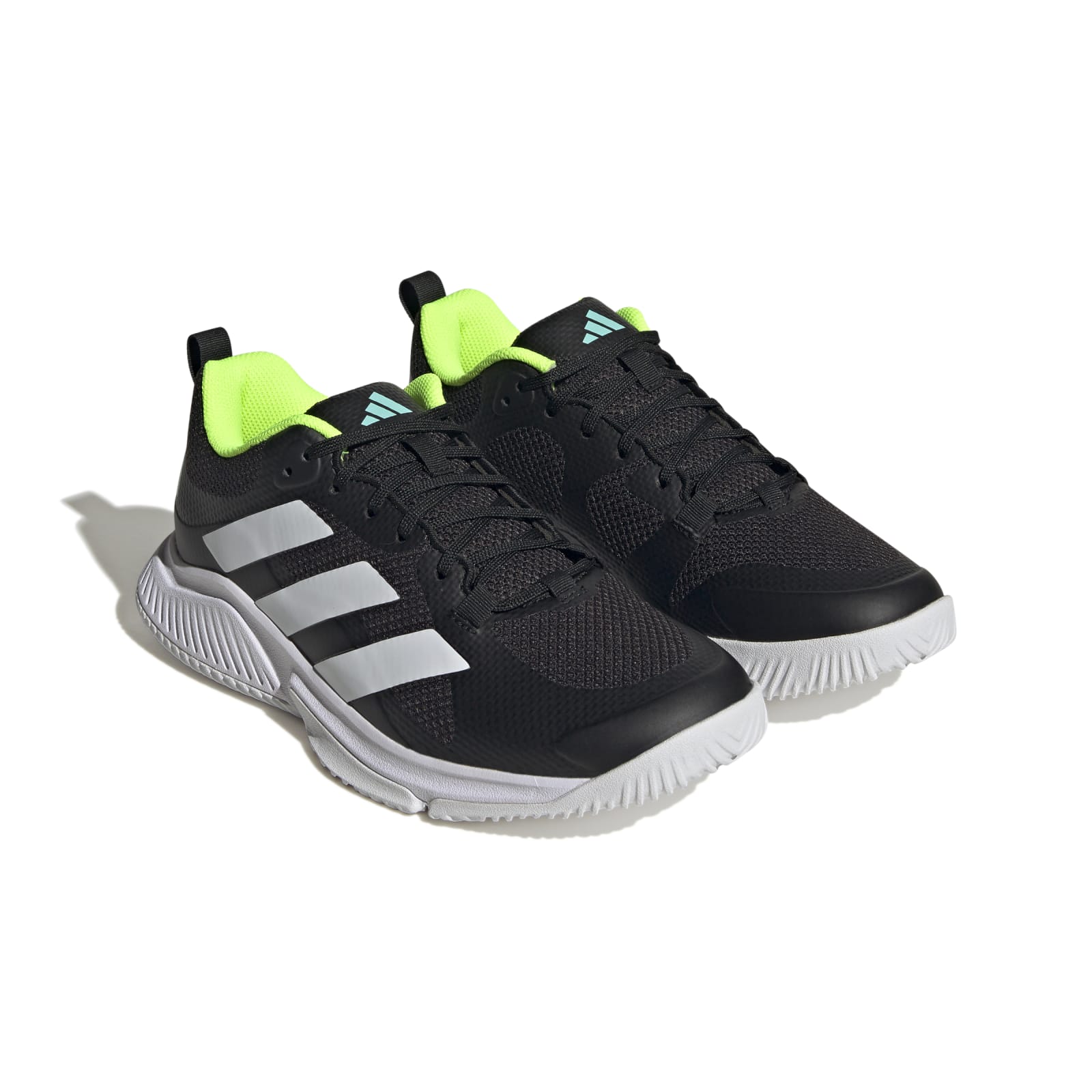 adidas Hallen-Indoorschuhe Court Team Bounce 2 schwarz/weiss Damen ...