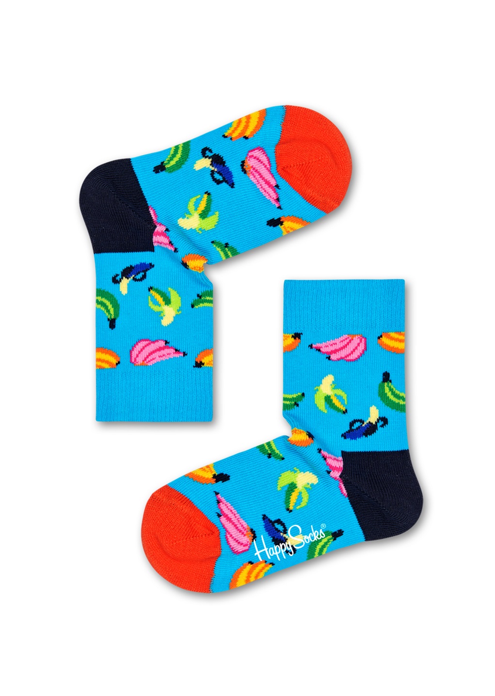 Happy Socks Tagessocke Kids Banana (Banane) hellblau Kinder - 1 Paar ...