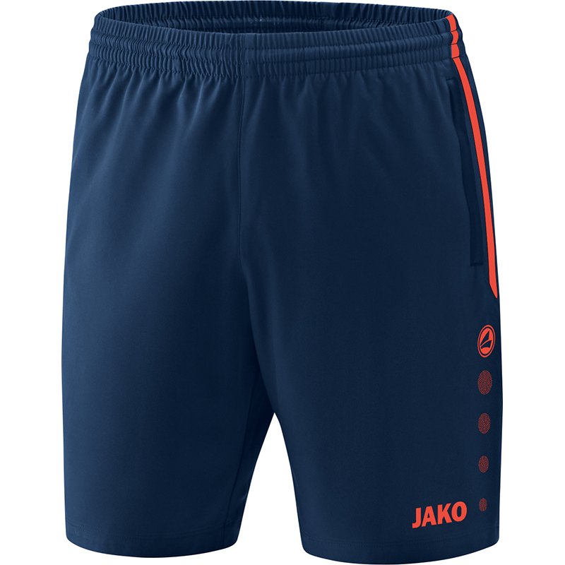 JAKO Sporthose Short Competition 2.0 kurz dunkelblau/orange Jungen ...