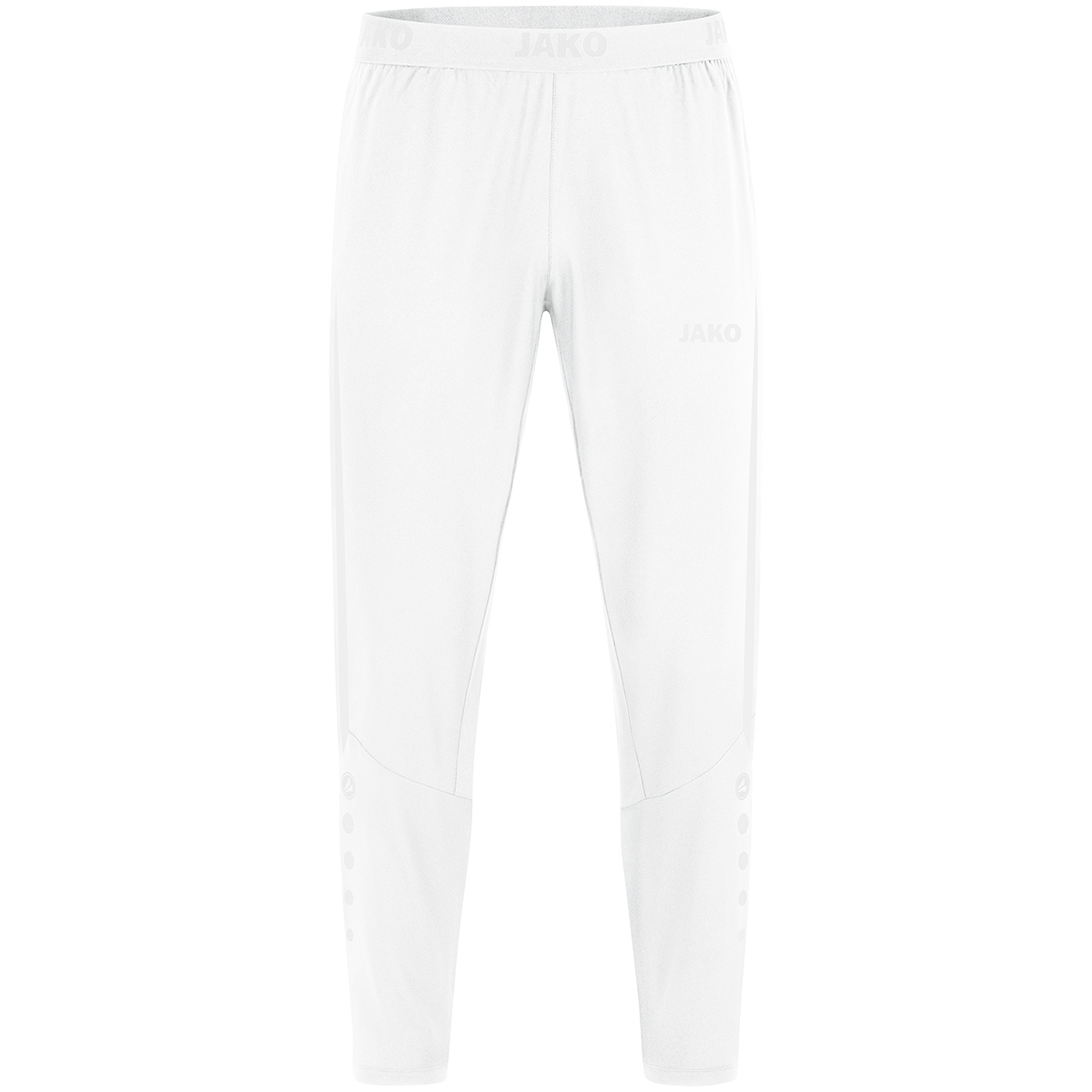 JAKO Sport-Freizeithose Power (Stretch-Micro-Twill) lang weiss Herren ...