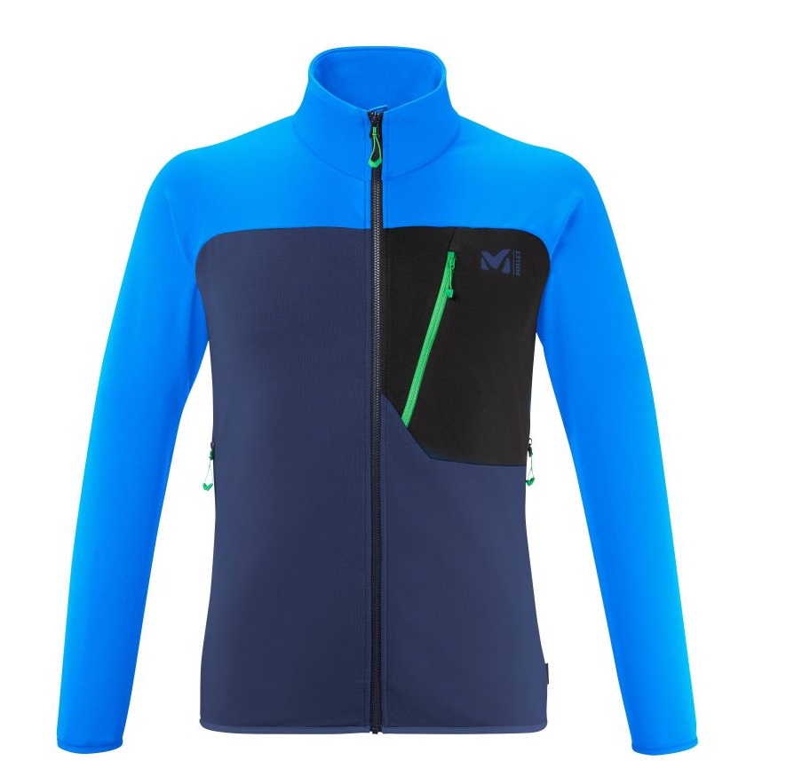 Millet Fleecejacke Seneca (Polartec Power Grid) saphirblau/elektrikblau ...