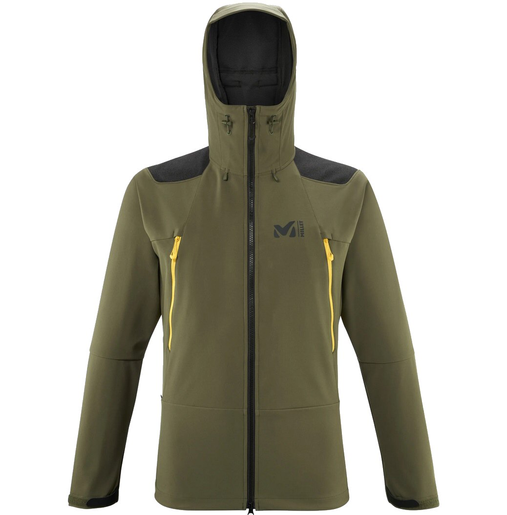 Millet Softshelljacke K Absolute Shield (4-Wege-Stretch) khakigrün ...