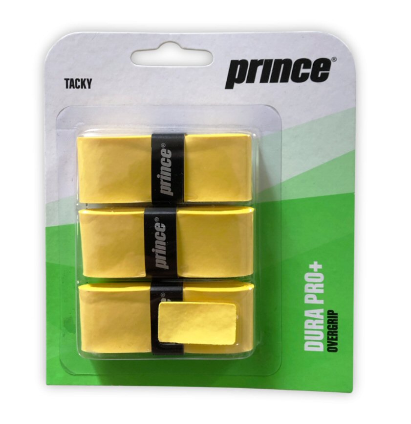 Prince Overgrip Dura Pro+ 0.6mm gelb 3er online bestellen
