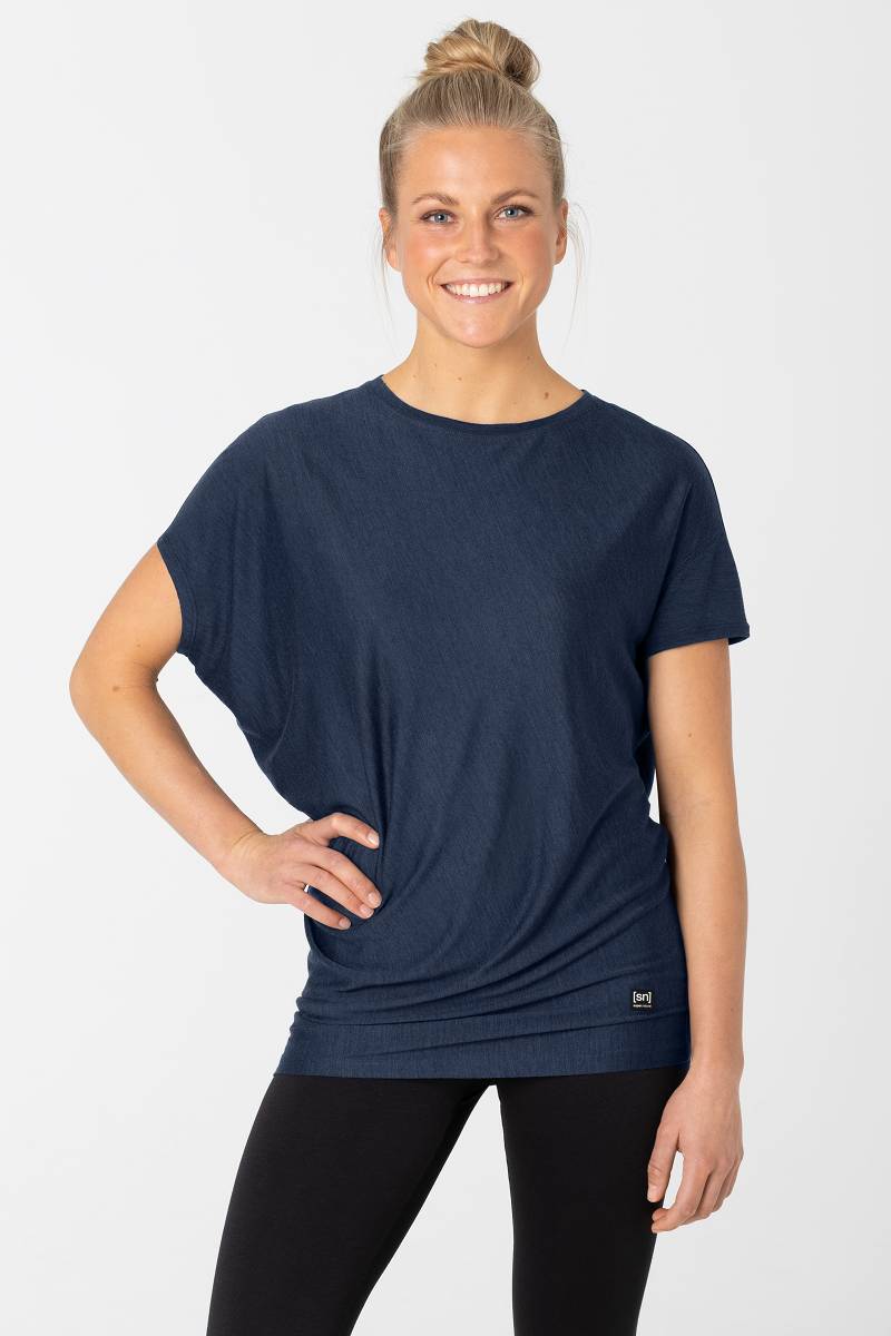 super natural Sport-/Freizeitshirt Yoga Loose Tee irisblau Damen online ...