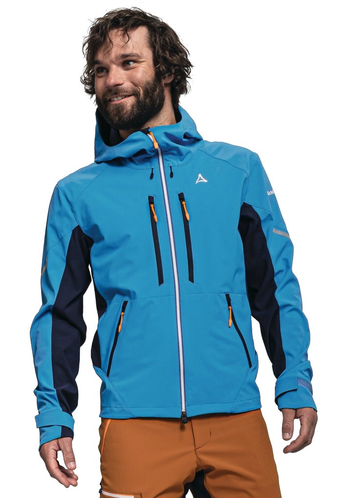 Schöffel Softshelljacke Matrei (hohe Atmungsaktivität) blau Herren ...