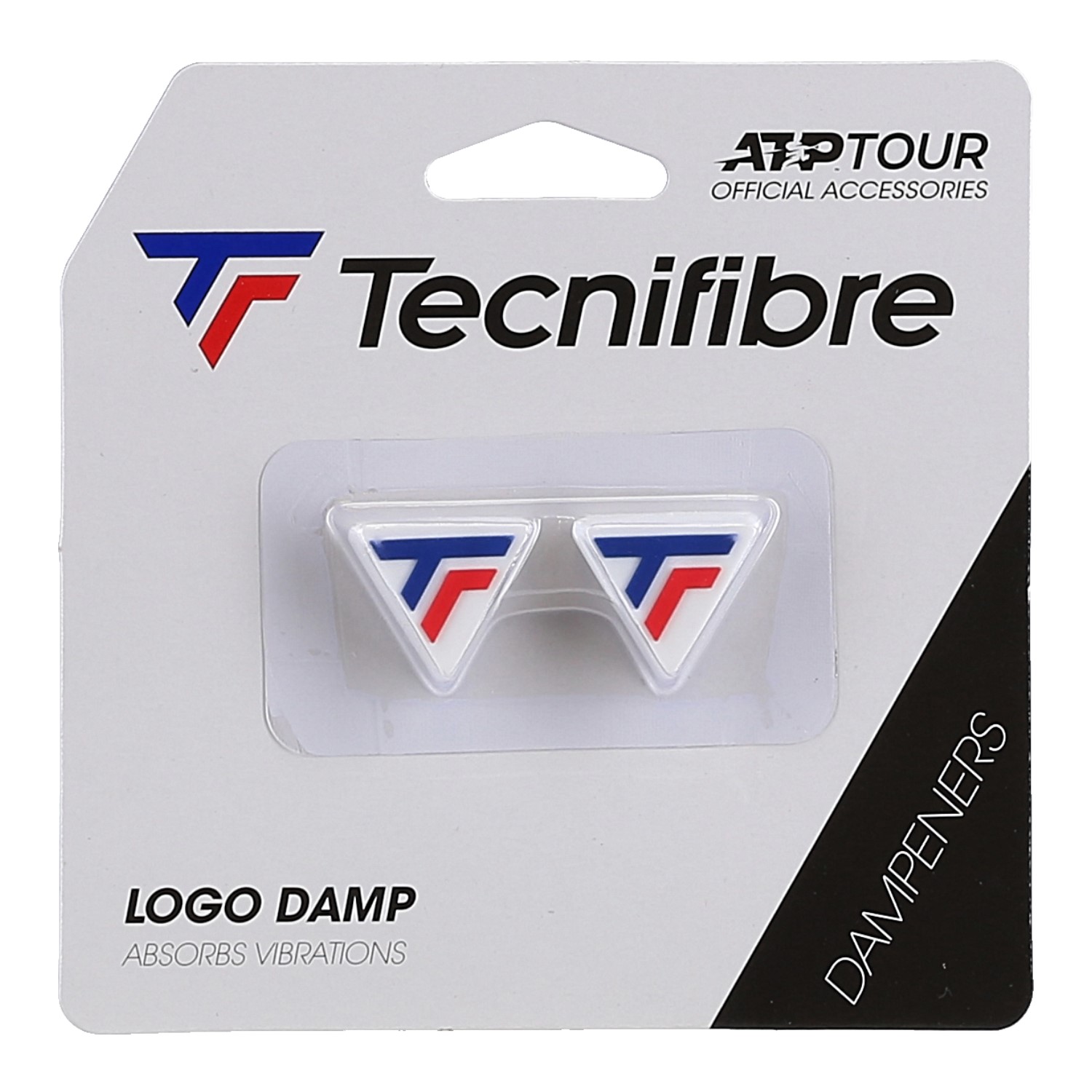 Tecnifibre Schwingungsdämpfer ATP Logo Tricolour weiss/blau/rot 2er ...