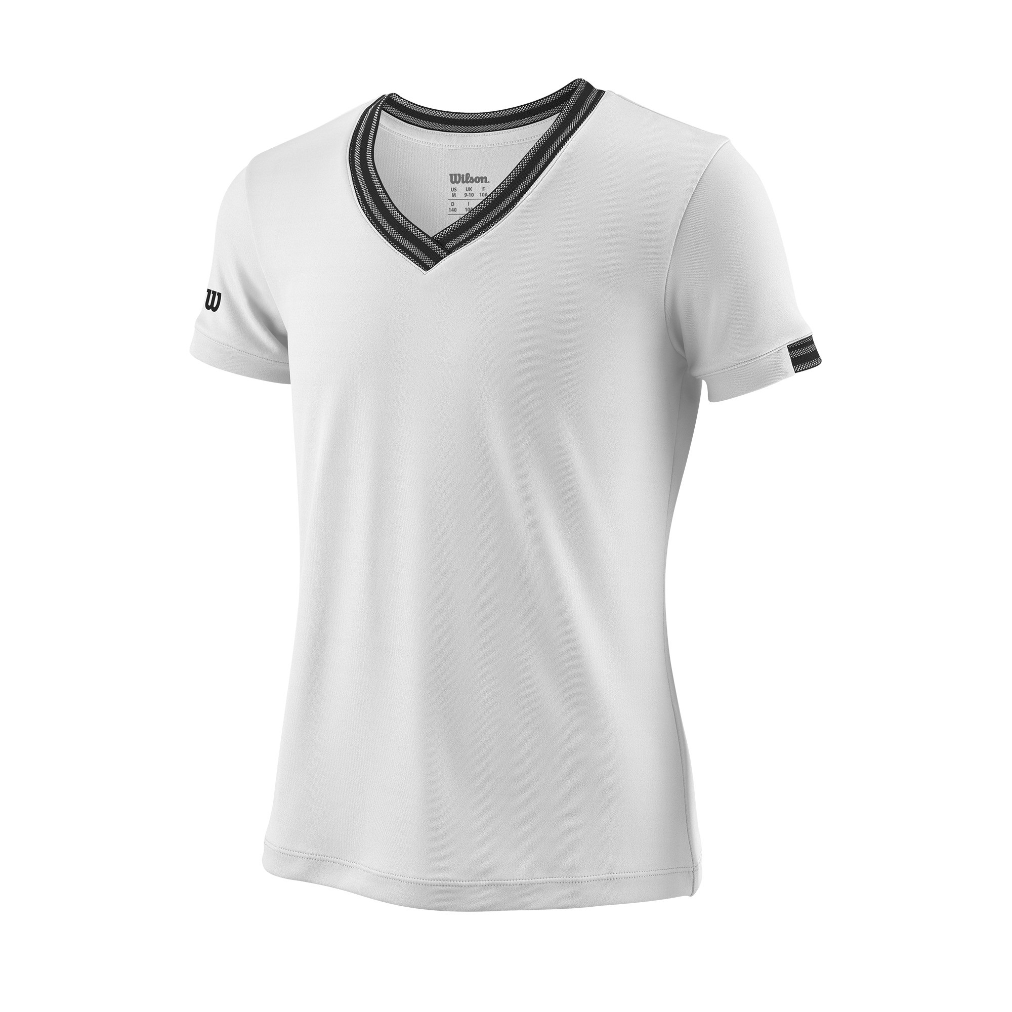 Wilson Shirt Team V-Neck weiss Mädchen online bestellen