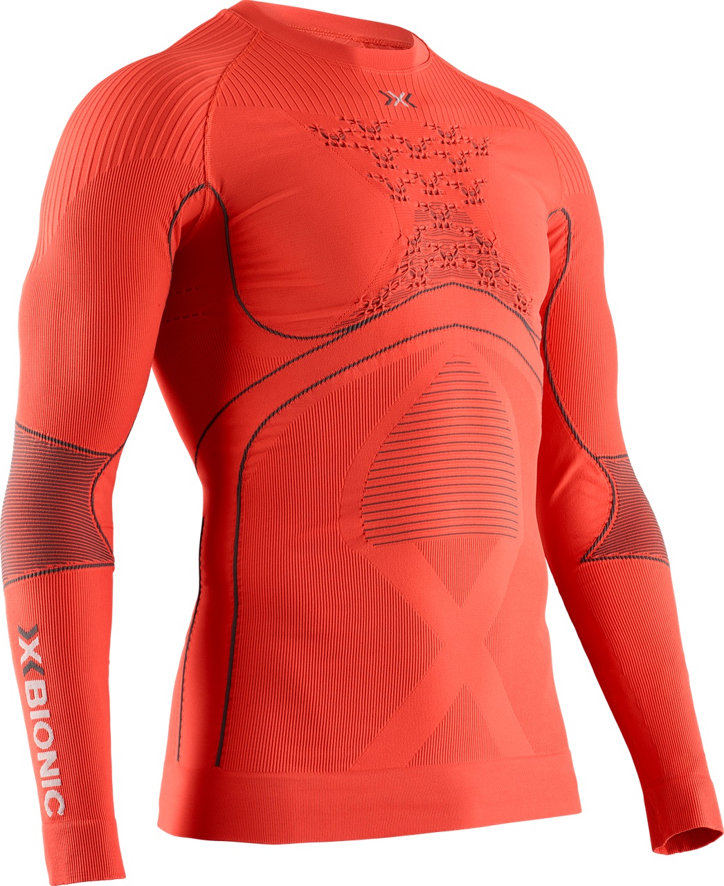 X-Bionic Funktions-Langarmshirt Rundhals Energy Accumulator 4.0 Unterwäsche orange Herren online ...
