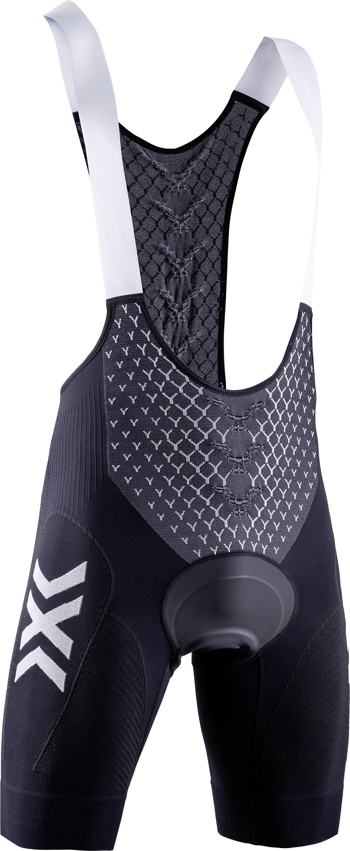 X-Bionic Fahrradhose Bike Twyce 4.0 BIB Short Padded schwarz/weiss ...