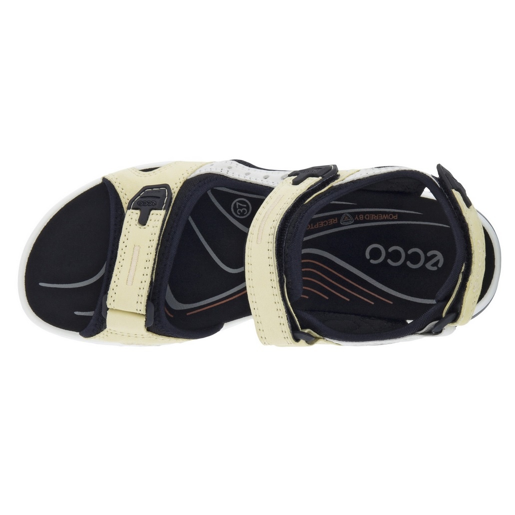 ECCO Sandale Yucatan Leder cremefarben Damen online bestellen