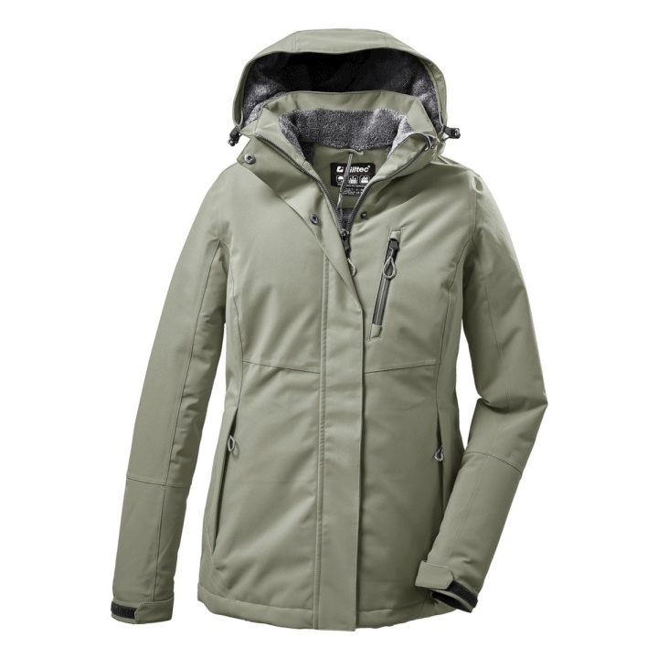 Killtec Winterjacke KOW 140 mit Kapuze (wasser- und winddicht) hellgrün ...