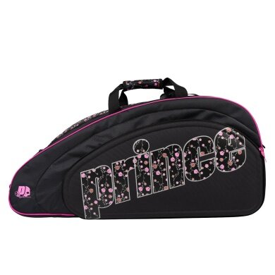 Prince Racketbag (Schlägertasche) Lady Mary schwarz/pink 6er - 2 Hauptfächer versandkostenfrei ...