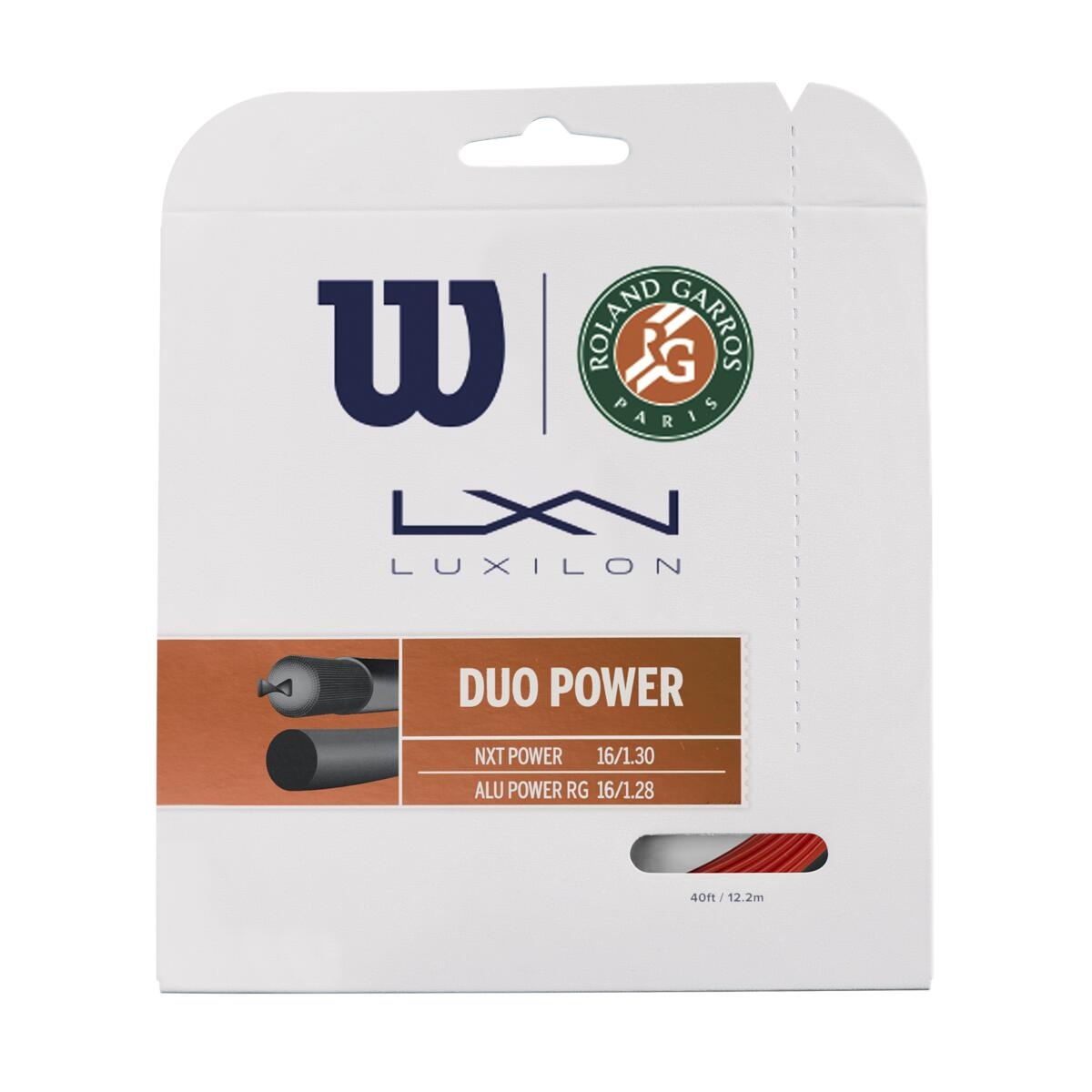 Wilson Tennissaite Duo Power Roland Garros (NXT Power + Alu Power ...