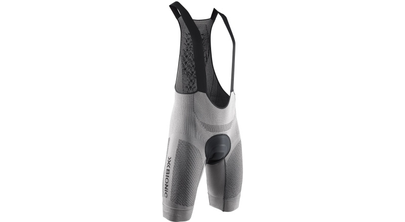 X-Bionic Fahrradhose Bike Fennec 4.0 BIB Short grau Herren ...
