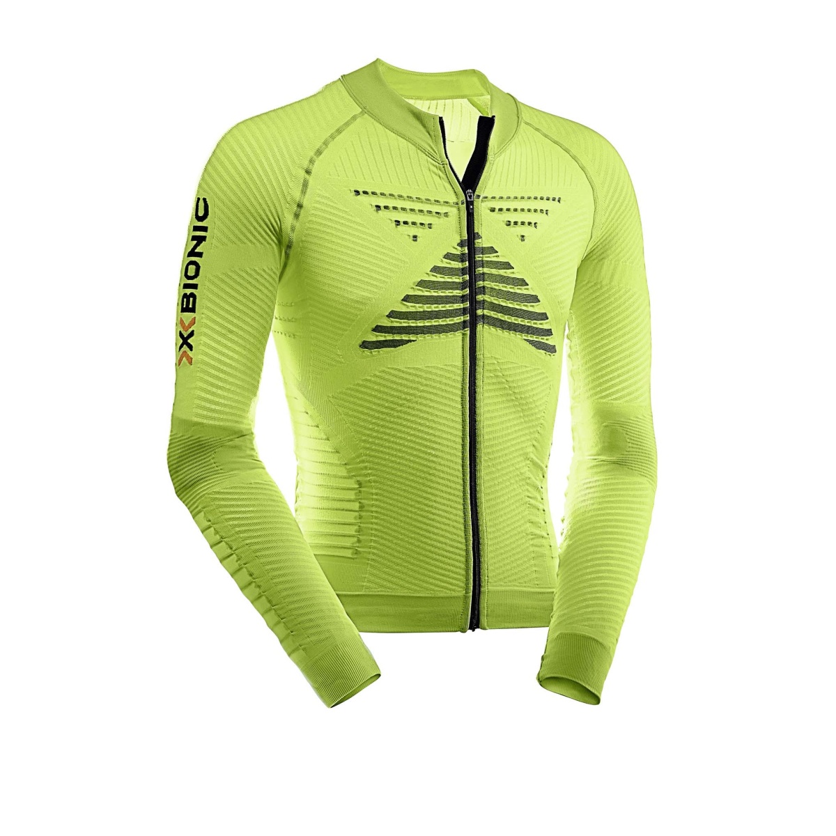 X-Bionic Bike Effektor Power Longsleeve Fullzip lime Herren online ...