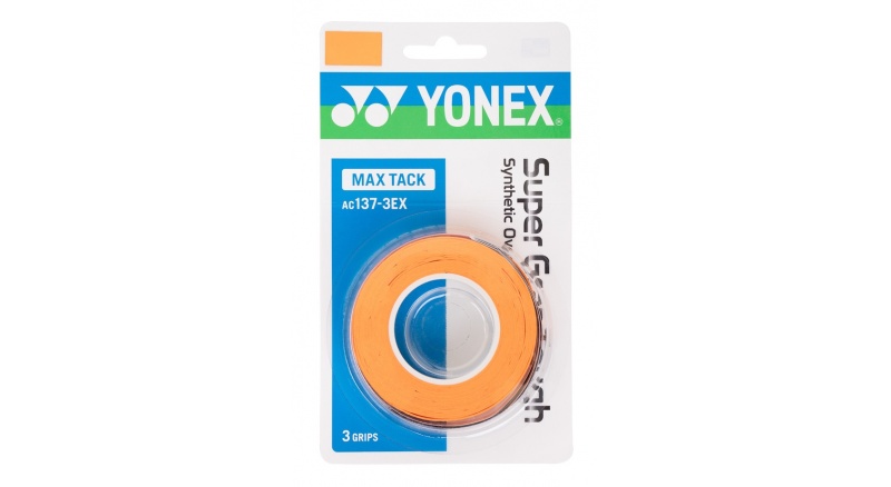 Yonex Overgrip Super Grap Tough 0.65mm orange 3er online bestellen