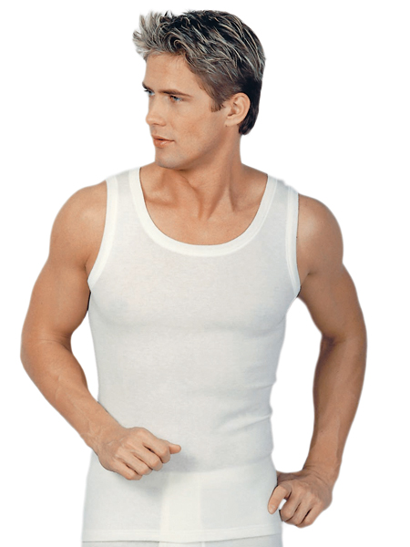 Medima Unterwäsche Achselhemd ärmellos (Angora und Wolle) weiss Herren ...